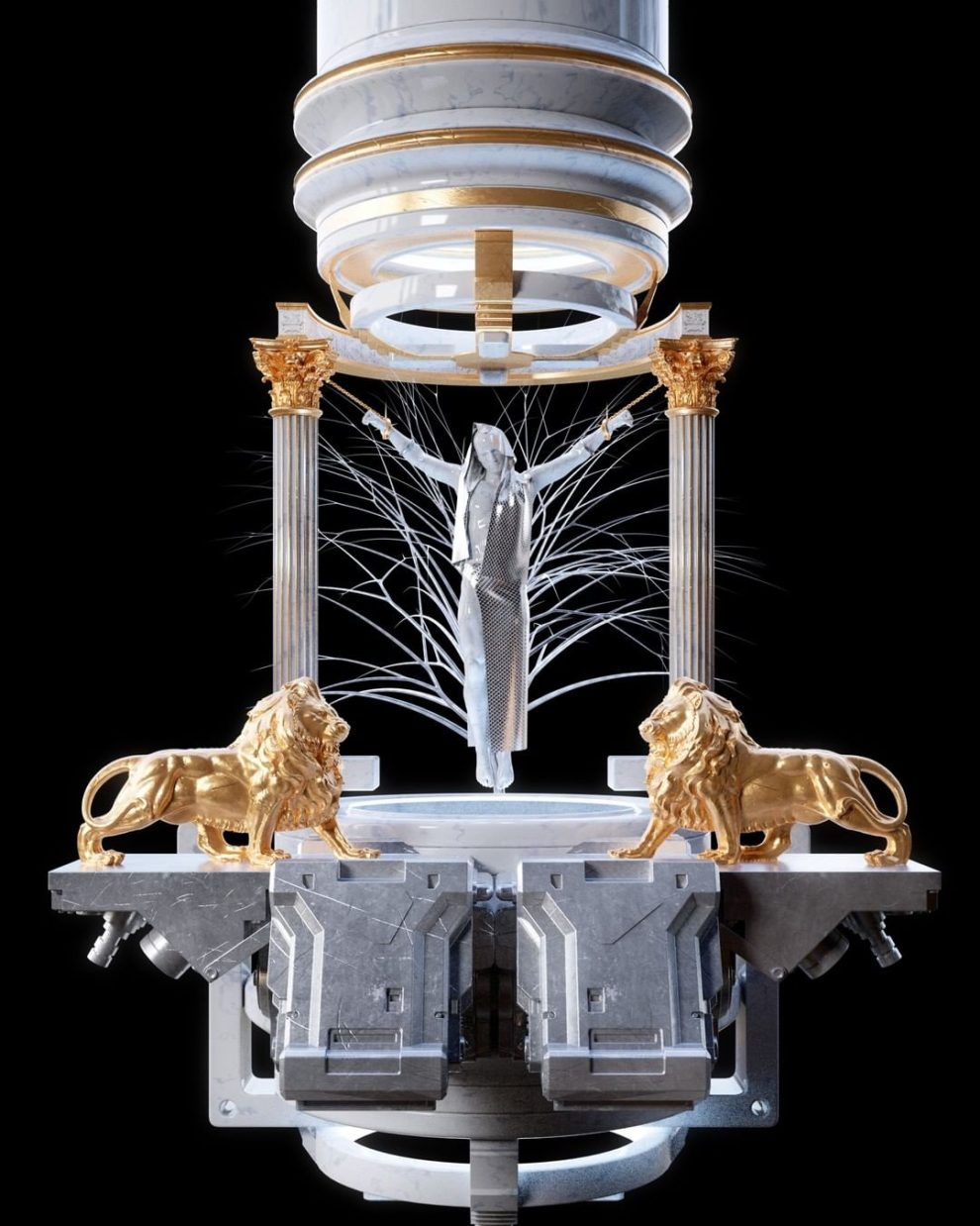 Artist Creates Mind-Blowing 3D Visuals on The Border of Cyber Culture ...