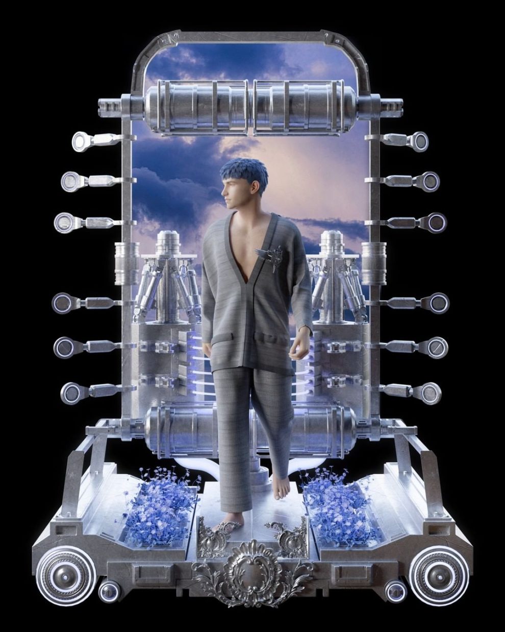 Artist Creates Mind-Blowing 3D Visuals on The Border of Cyber Culture ...