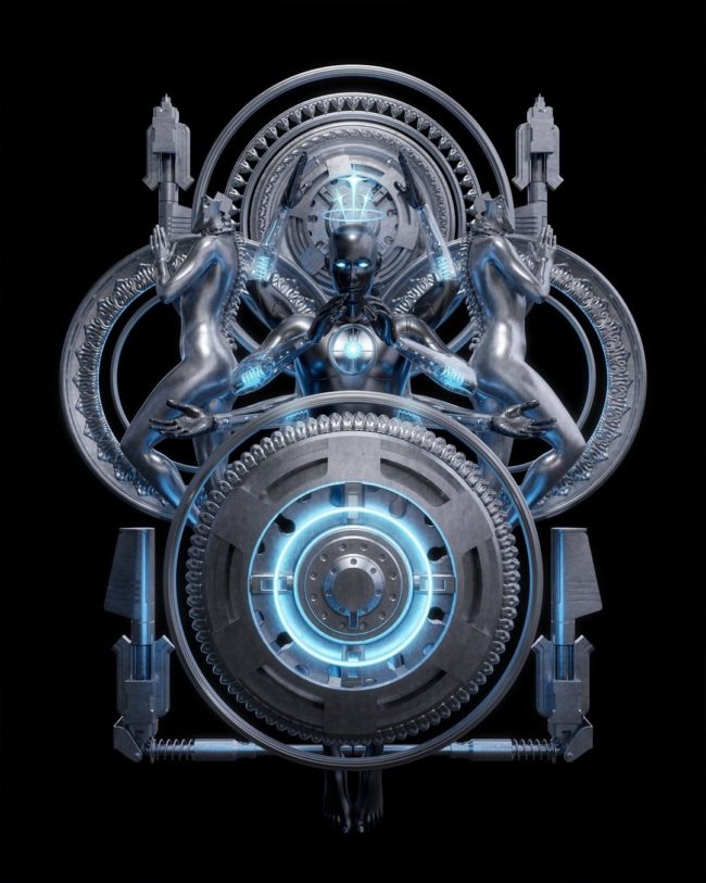 Artist Creates Mind-Blowing 3D Visuals on The Border of Cyber Culture ...