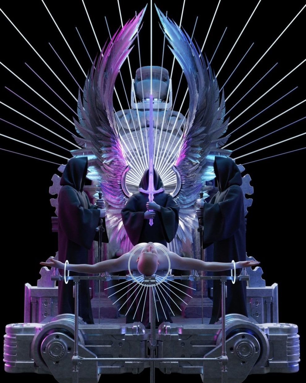 Artist Creates Mind-Blowing 3D Visuals on The Border of Cyber Culture ...