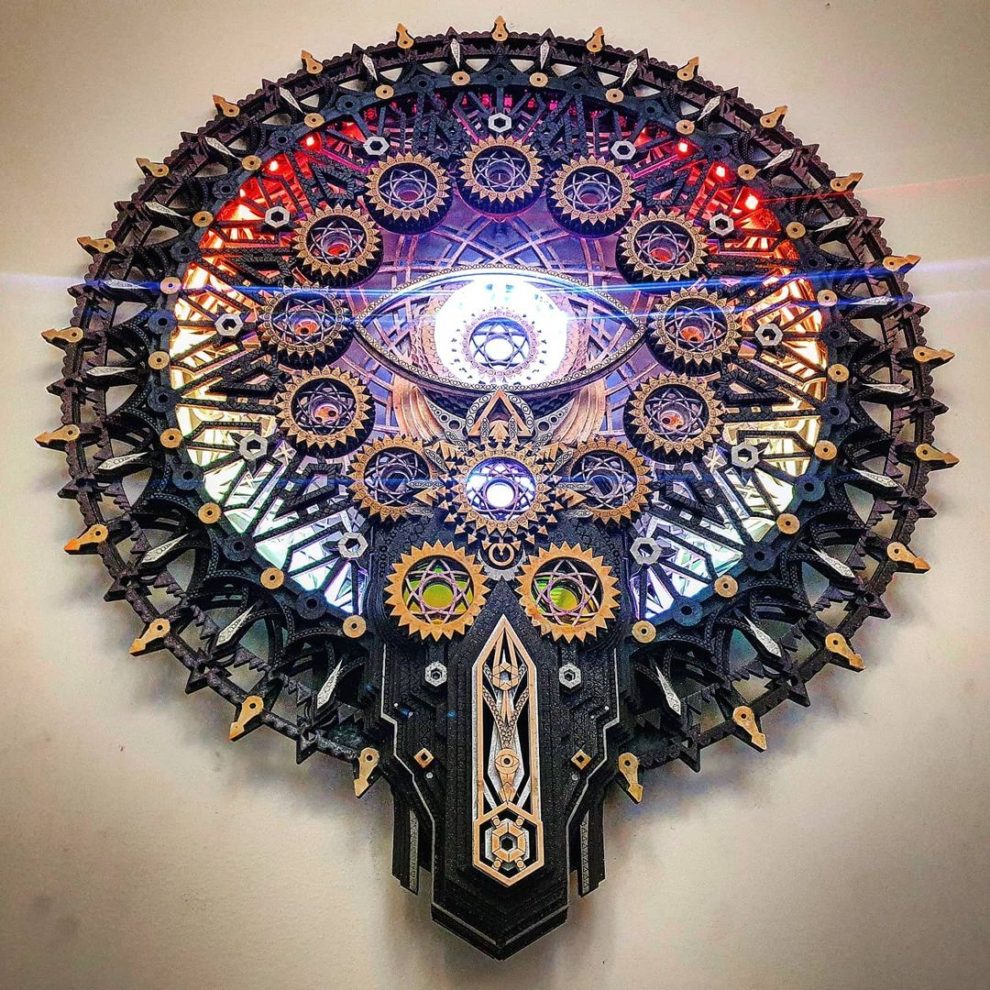 Fantastic 3D Laser Cut Meditative Visionary Art by Dan Schaub » Design ...