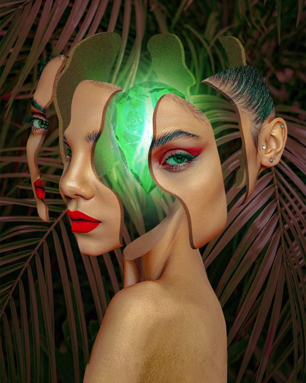 “Liquid Colors”: The Superb Colorful and Surreal Collages by Farid ...
