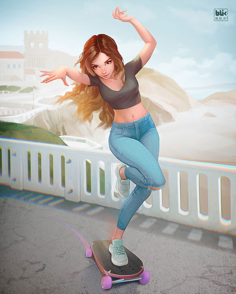 “Life is Peachy”: The Superb Brightful Girly Characters by Igor Lomov ...