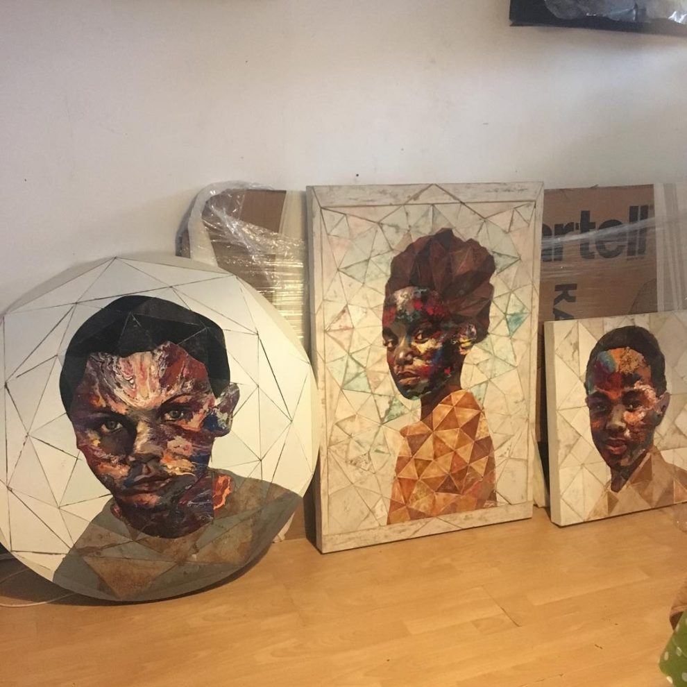 British Artist Crafts 19 Mosaic Portraits Of Real People Using Metal ...