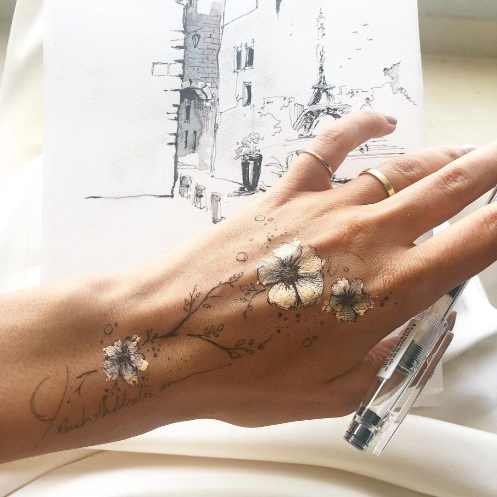 Artist Uses Her Own Thighs As A Canvas And Creates Stunning Ink ...