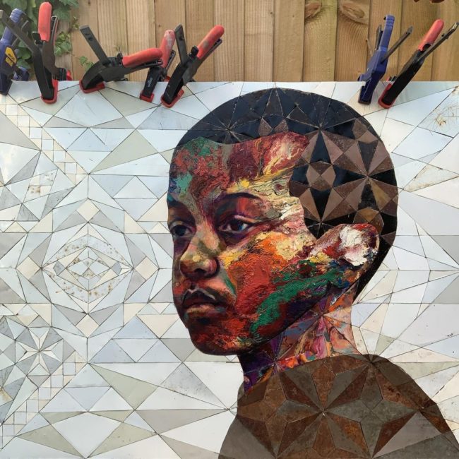 British Artist Crafts 19 Mosaic Portraits Of Real People Using Metal ...