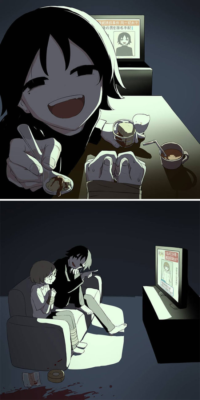 Powerful Illustrations By Japanese Artist That Will Make You Think ...