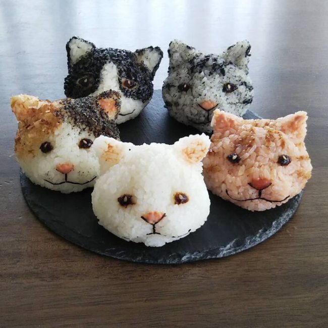 Japanese Artist Makes Rice Balls Of Popular Characters, Animals ...