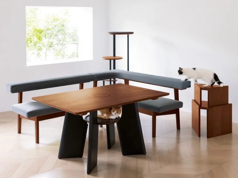 This Cat Table Gives Your Feline a Seat in the Table » Design You Trust ...