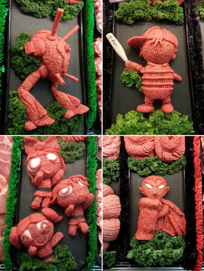 Absolutely Superb Ground Meat Sculptures by Kieran Gormley » Design You ...