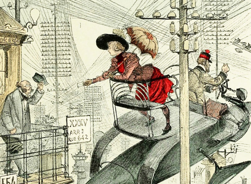 The Future Imagined in Albert Robida’s “La vie électrique,” 1890 ...