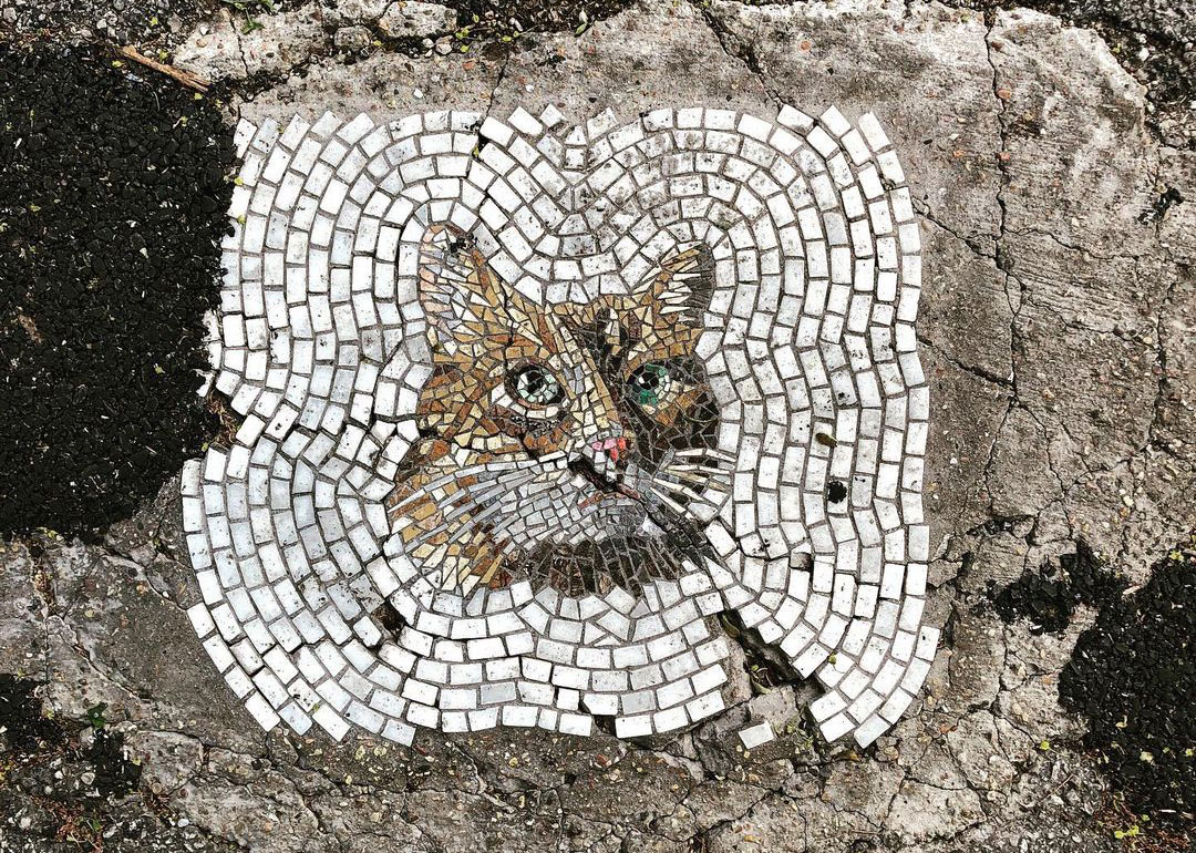 Artist Jim Bachor Fills Potholes With Funny Mosaics » Design You Trust ...