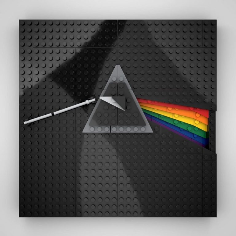 A Designer Assembled a Hundred Covers of Famous Music Albums from LEGO ...