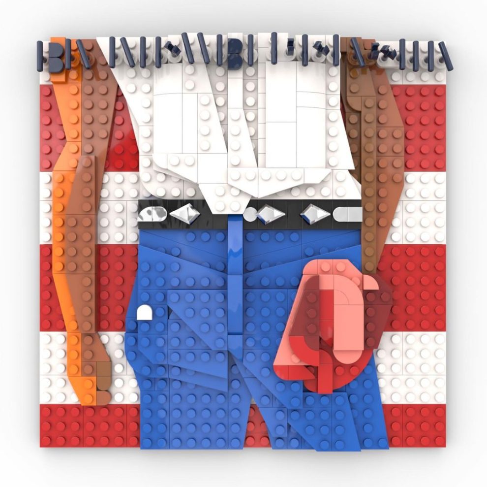 A Designer Assembled a Hundred Covers of Famous Music Albums from LEGO ...