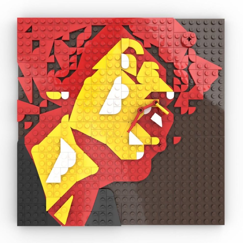 A Designer Assembled a Hundred Covers of Famous Music Albums from LEGO ...