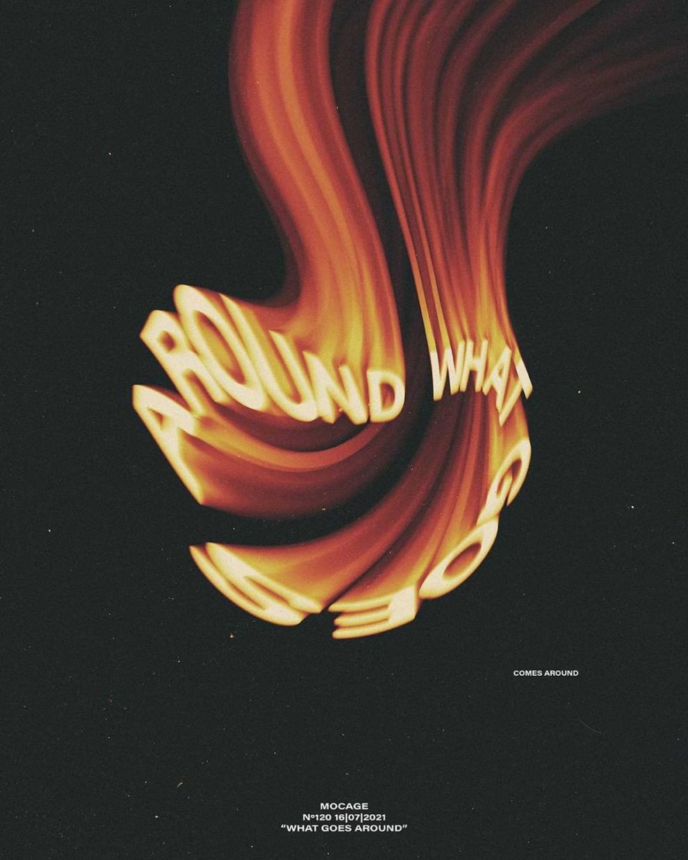 Fluid, Abstract and Futuristic Typographic Design by MOCAGE » Design ...