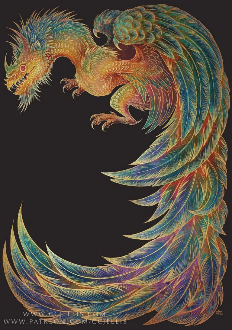 Artist Spent 4 Years Illustrating Forgotten Creatures From Welsh ...