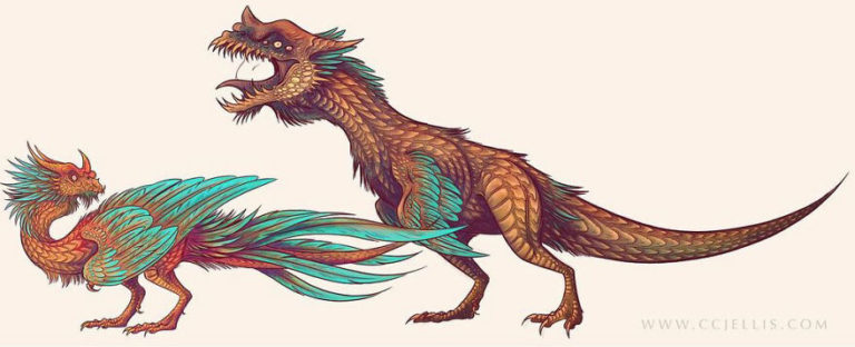 Artist Spent 4 Years Illustrating Forgotten Creatures From Welsh ...