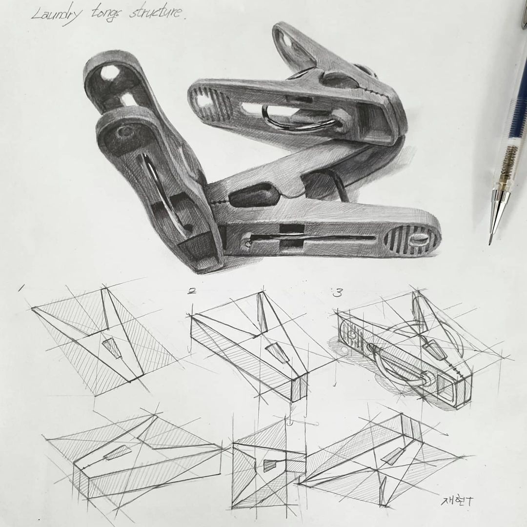This South Korean Artist’s Structural Drawings Will Help You Improve ...
