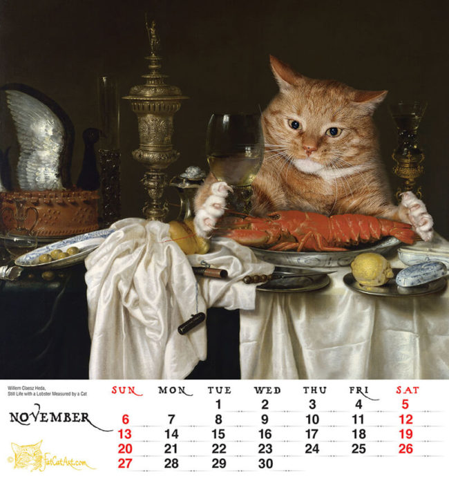 Finally, The 2022 Fat Cat Art Calendar Is Here! » Design You Trust ...