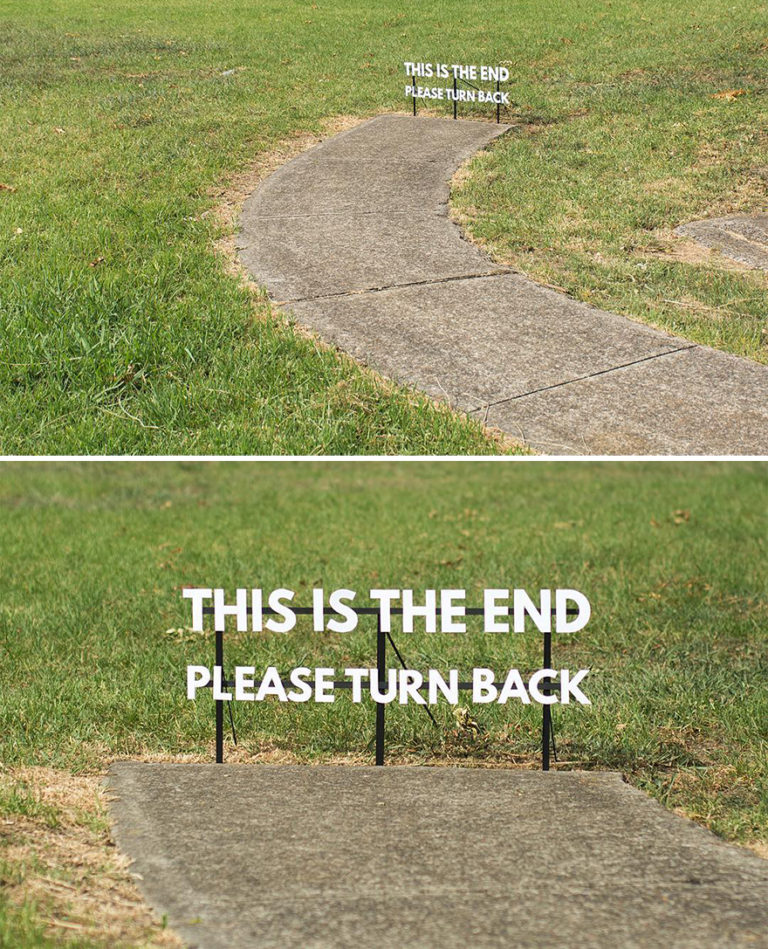 Artist Hides Clever And Funny Signs Around His City For People To Find ...