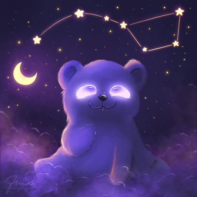 This Artist Illustrates Adorable Glowing Monsters From Outer Space ...