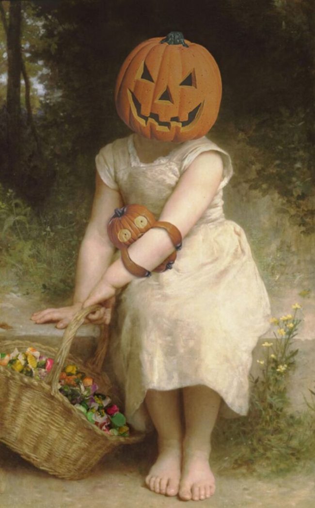 Artists Combine Classical Paintings And Halloween Pop Culture » Design ...