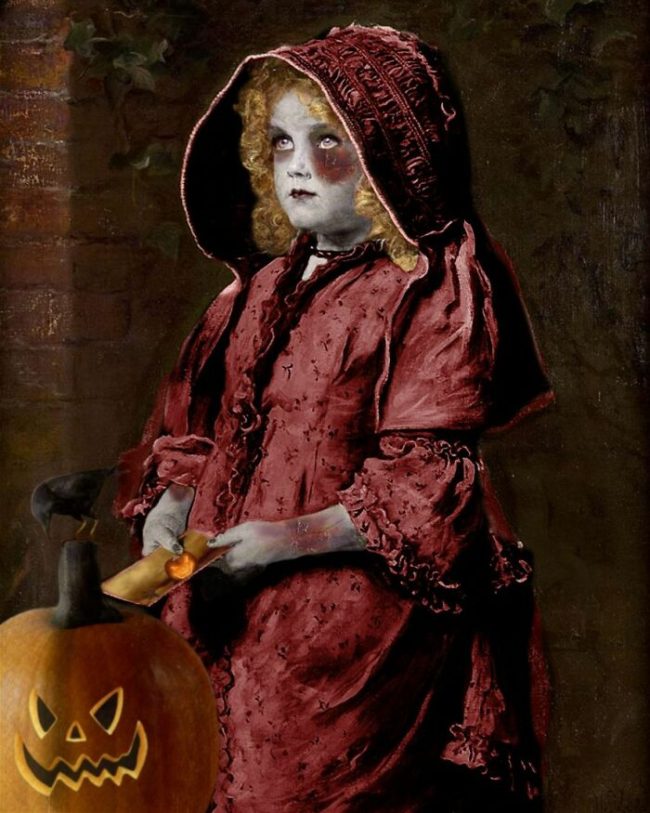Artists Combine Classical Paintings And Halloween Pop Culture » Design ...