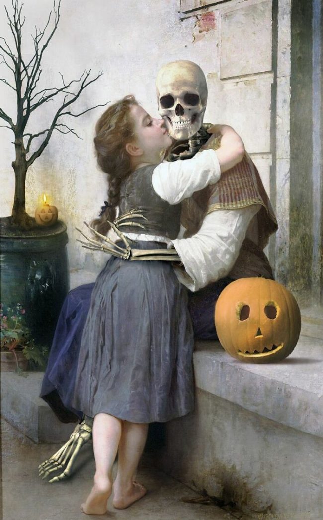 Artists Combine Classical Paintings And Halloween Pop Culture » Design ...