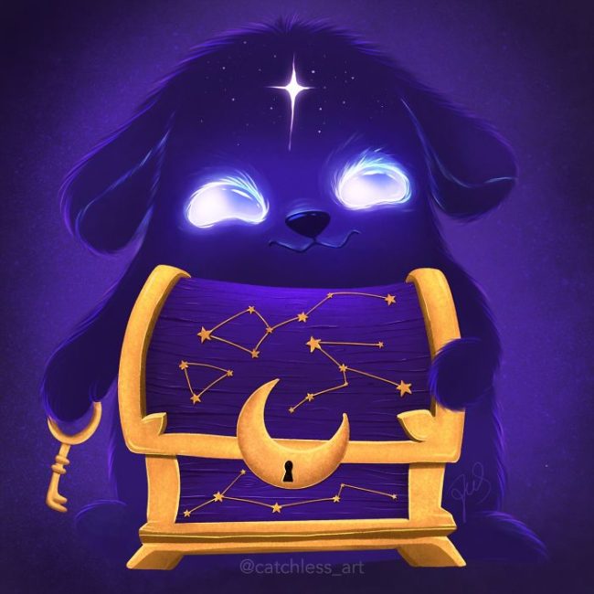 This Artist Illustrates Adorable Glowing Monsters From Outer Space ...