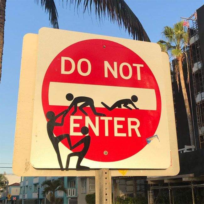 This Artist Revamps Street Signs All Over The World To Give Them ...