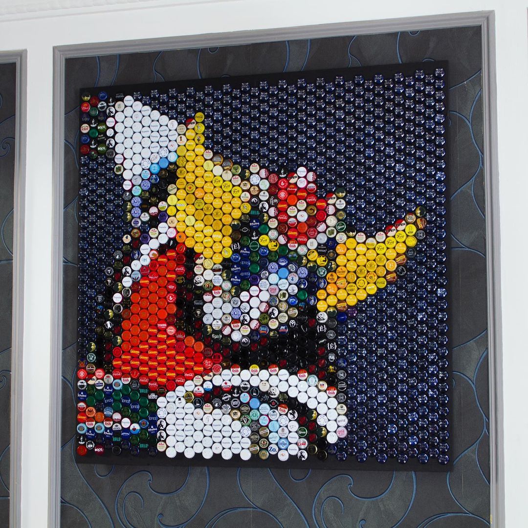 Beer-Loving Artist Creates Beautiful Beer Bottle Cap Mosaics » Design ...