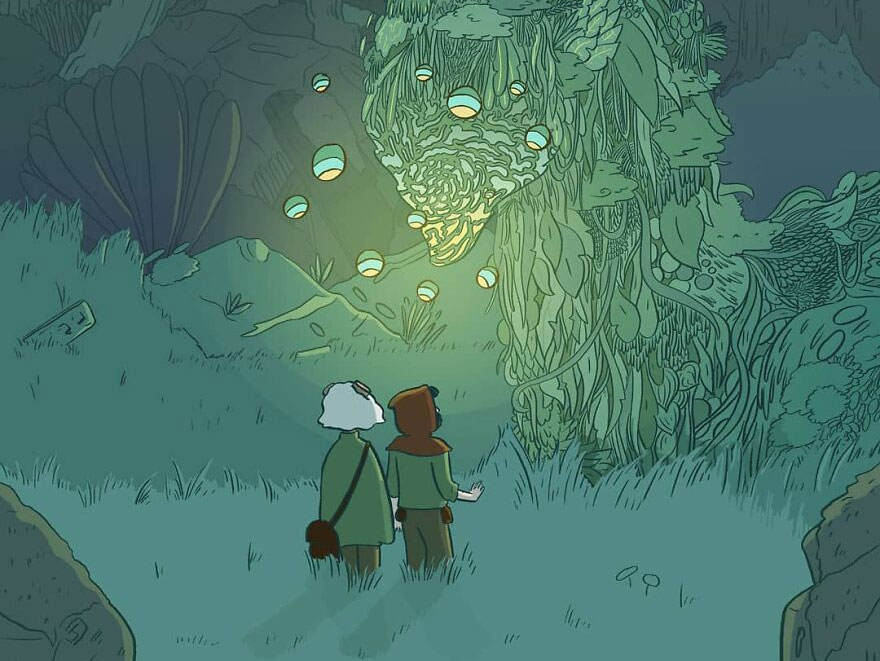 The Illustrator Has Created a Dreamy World that She Travels Through ...