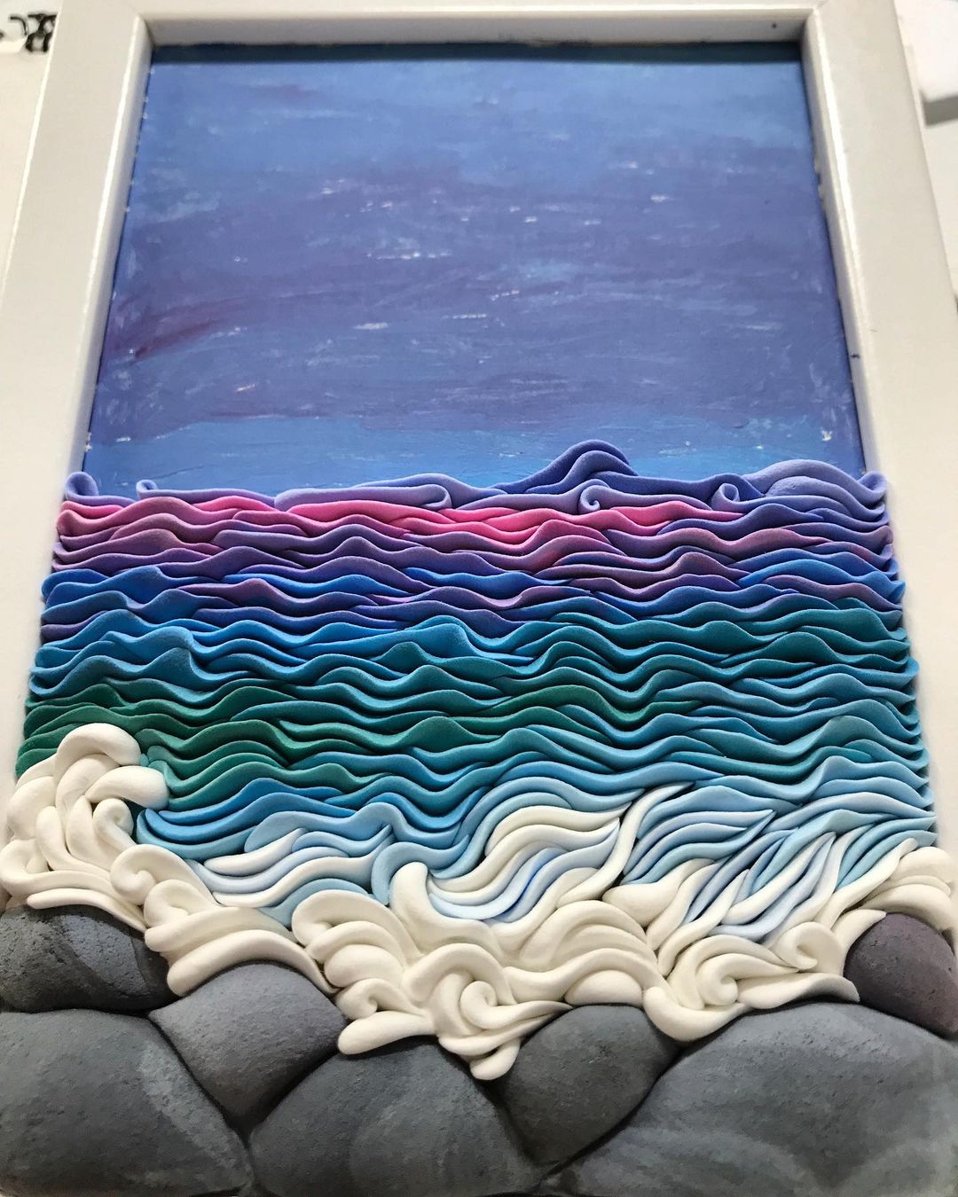 Amazing Swirling Landscapes Made From Air Dry Clay By Alisa Lariushkina ...