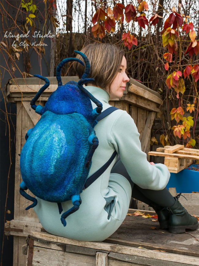 This Artist Creates Beautifully Bizarre Backpacks That Look Like ...