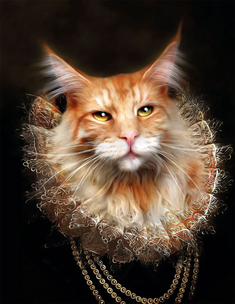 Animal Portraits in The Style of Old Masters by Tein Lucasson » Design ...
