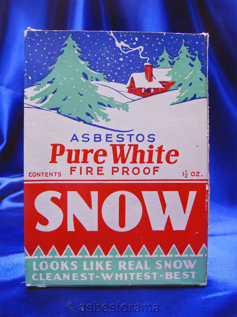 “Pure White”: When Asbestos Was Used As Fake Snow » Design You Trust ...