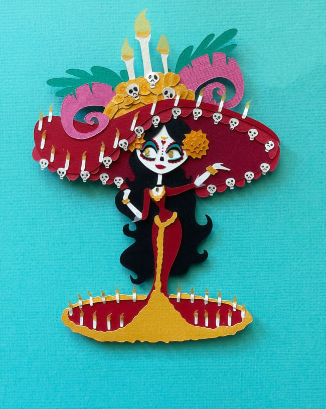 Artist Recreates Her Favorite Spooky Characters Using Paper Art ...