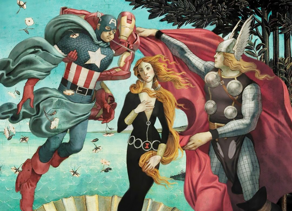 The Grace of Power: Comic Art by Julian Tedesco » Design You Trust ...