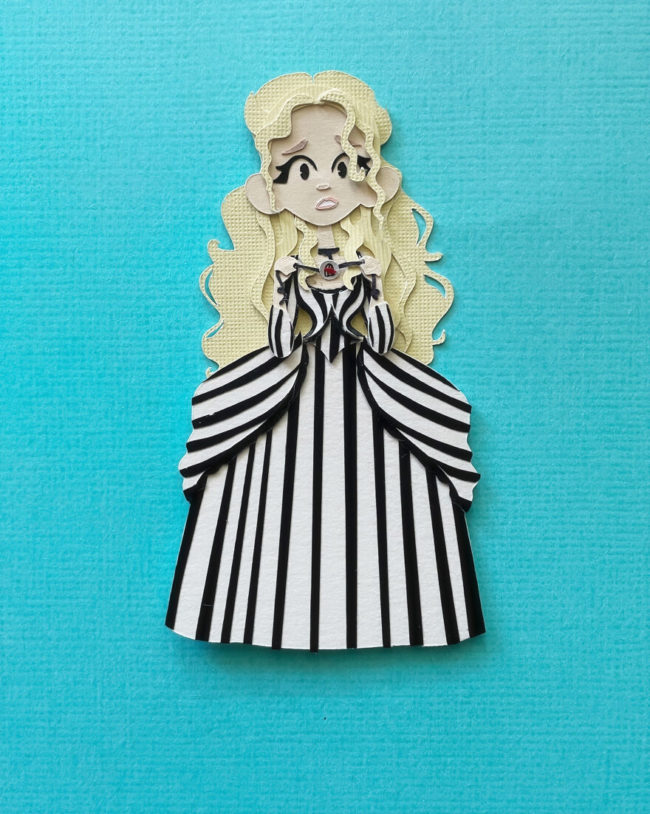 Artist Recreates Her Favorite Spooky Characters Using Paper Art ...