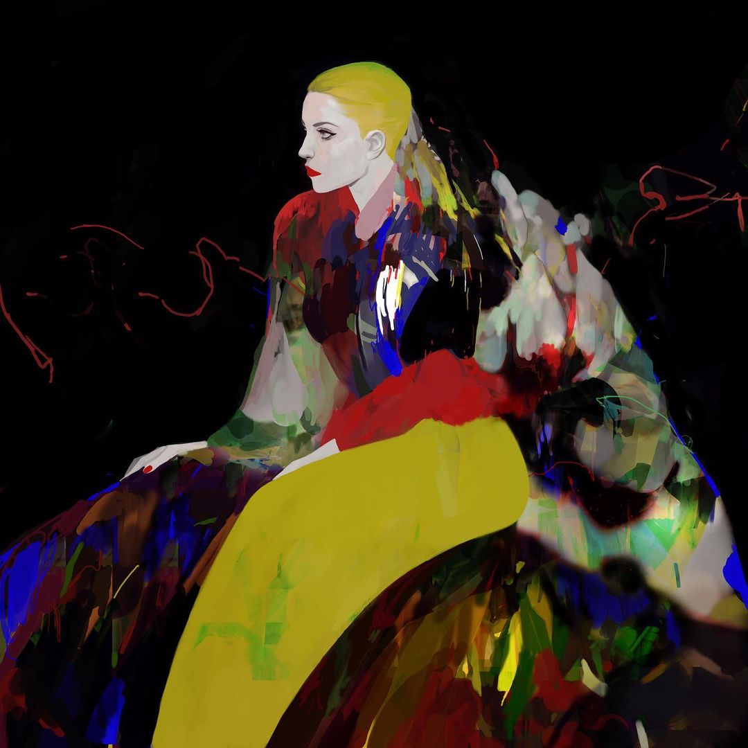 Psychedelic Fluorescent Female Portraits by Jelena Kevic Djurdjevic ...