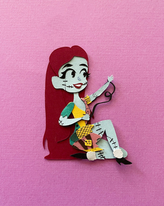 Artist Recreates Her Favorite Spooky Characters Using Paper Art ...