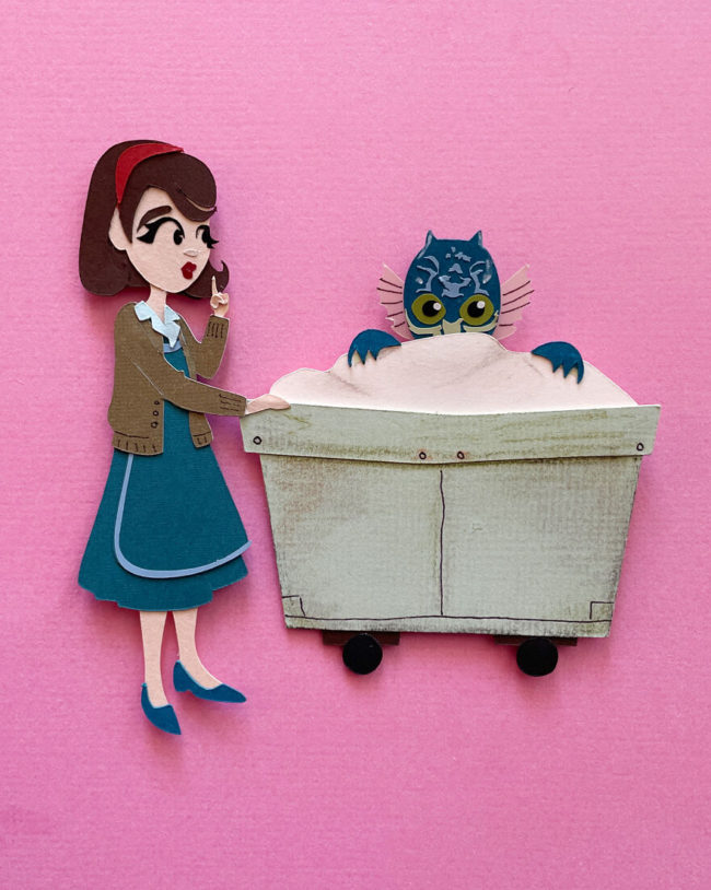 Artist Recreates Her Favorite Spooky Characters Using Paper Art ...