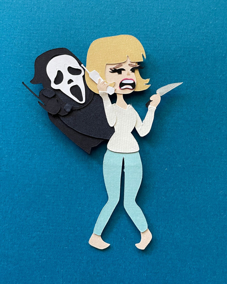 Artist Recreates Her Favorite Spooky Characters Using Paper Art ...
