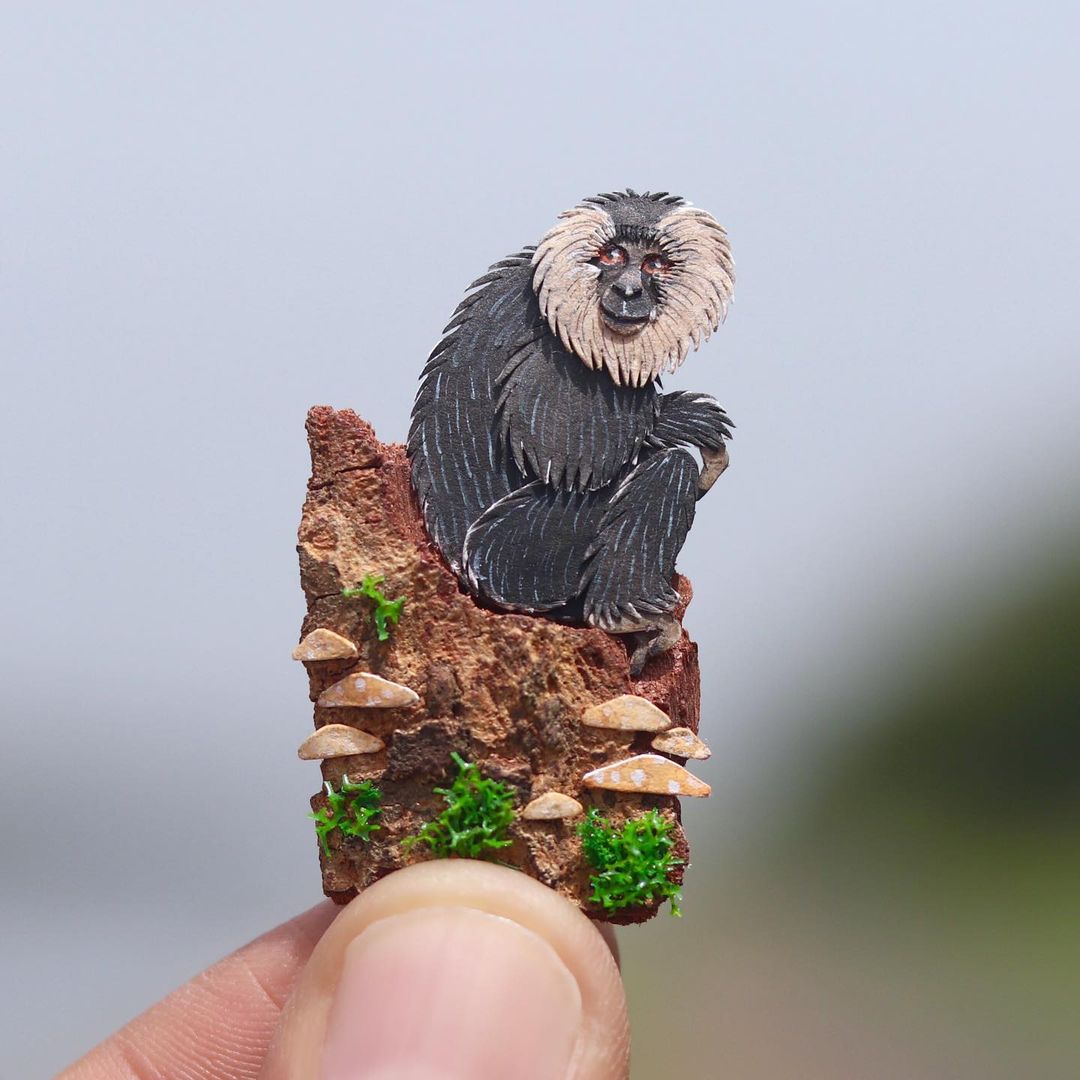 Artist Creates Paper Cutting Illustrations Of Wild Animals To Raise ...