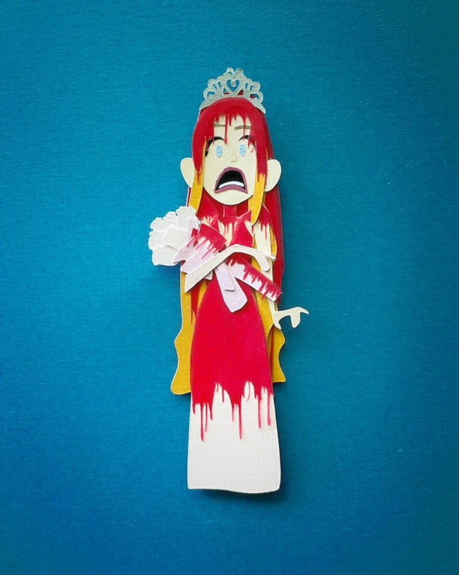 Artist Recreates Her Favorite Spooky Characters Using Paper Art ...