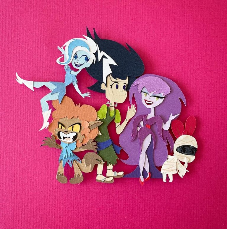 Artist Recreates Her Favorite Spooky Characters Using Paper Art ...