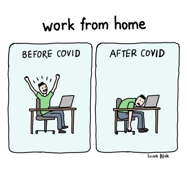 Artist Created 30 Truthful Cartoons About Working From Home » Design ...