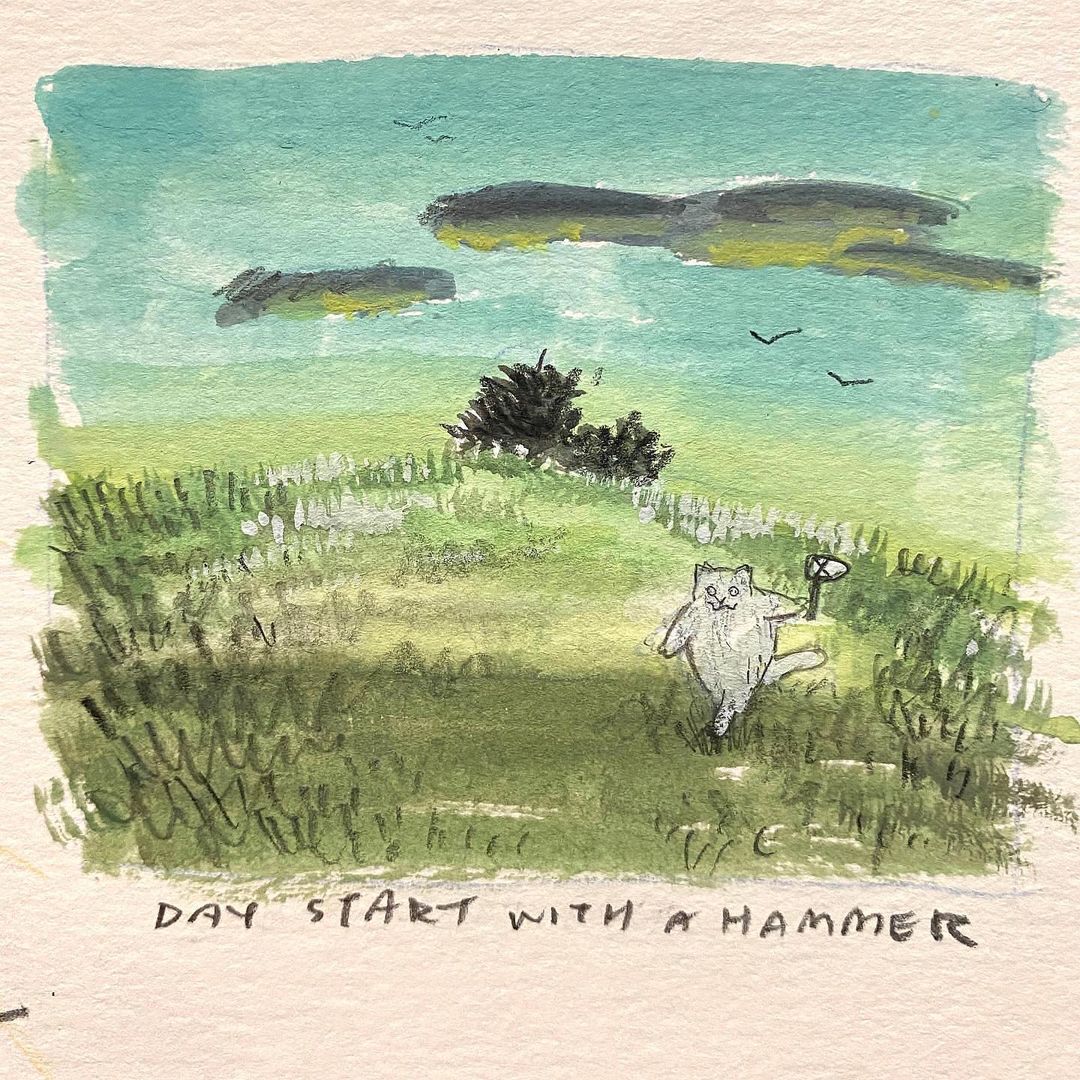 Artist Cathy Lam Draws The Everyday Lives of the Cuddly Cats » Design ...