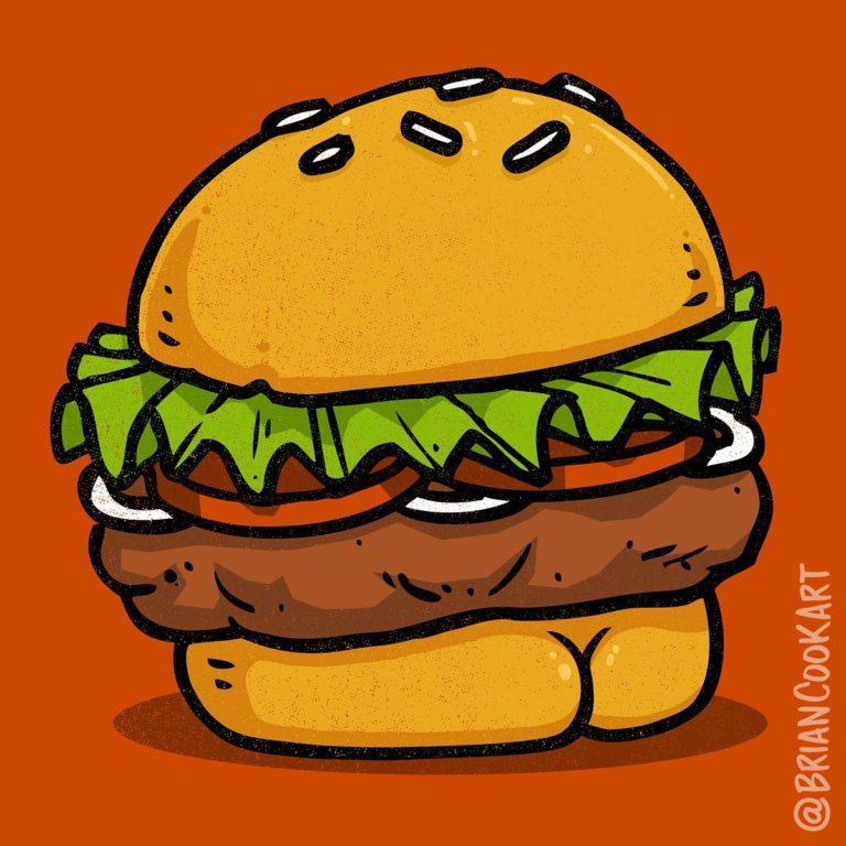 Butts on Things: Illustrator Brian Cook Draws Butts on Everything ...